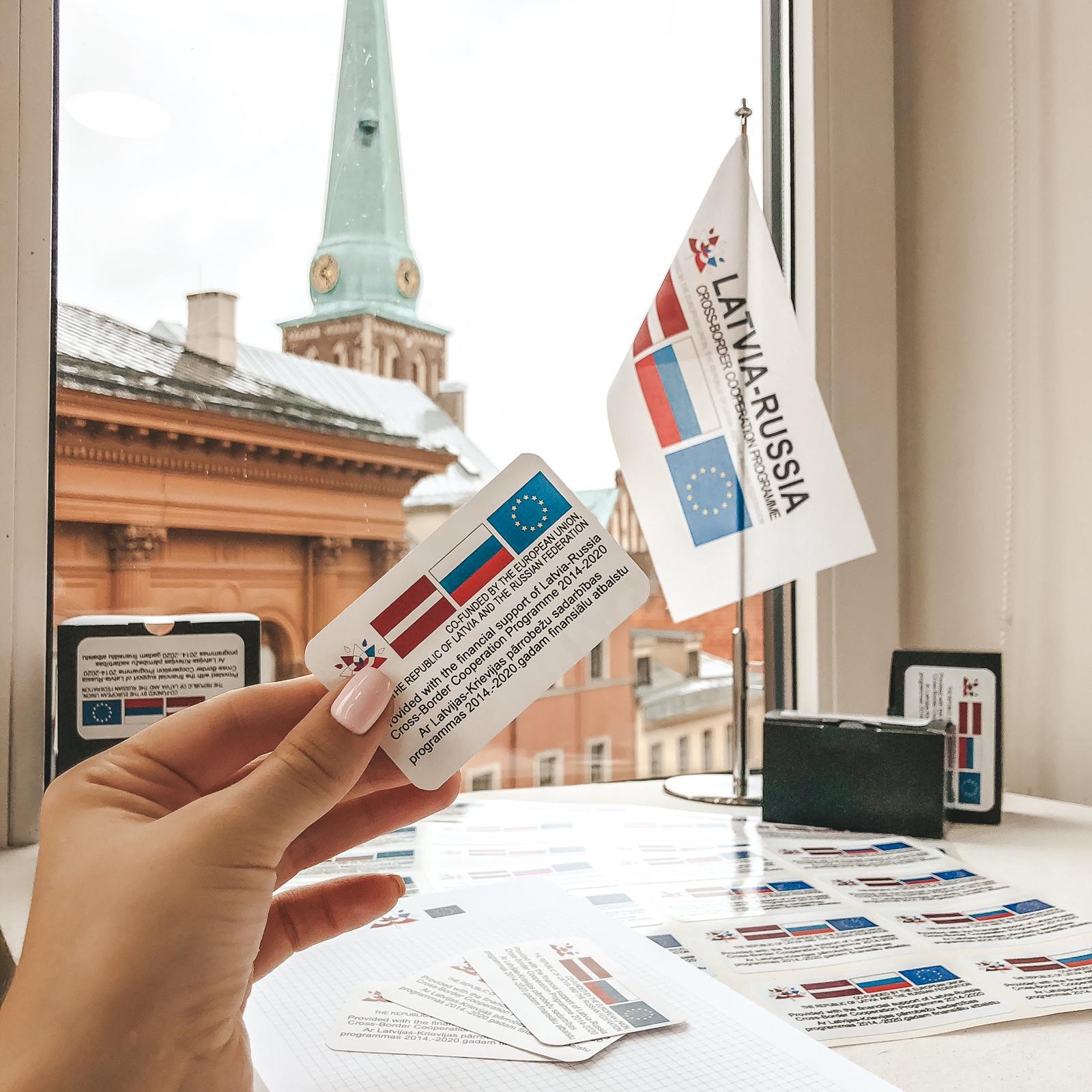 Programme stickers to mark project equipment – CBC programme